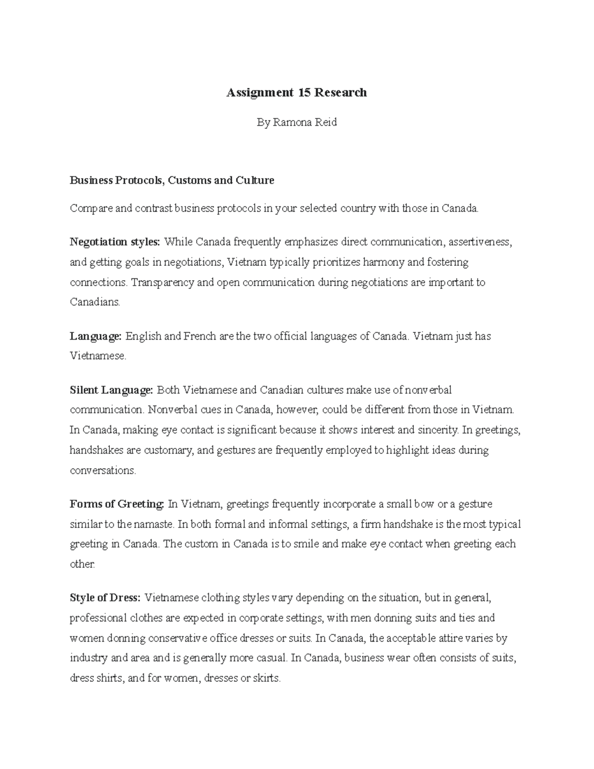 Unit 3 summative research - Assignment 15 Research By Ramona Reid ...