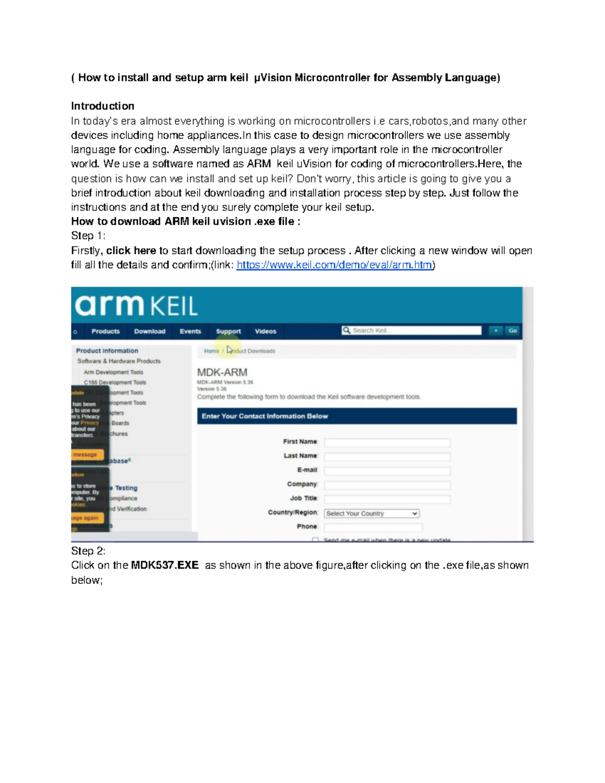 Blog post keil installation - ( How to install and setup arm keil μVision Microcontroller for ...