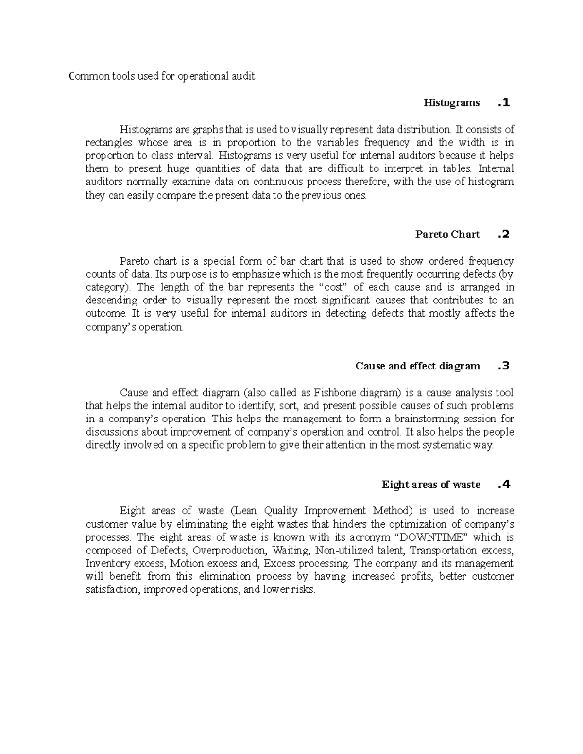 Operational Audit tools - Common tools used for operational audit ...