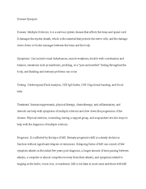 Patho Chapter 2 Notes Susan Lisko From Recorded Lecture Added