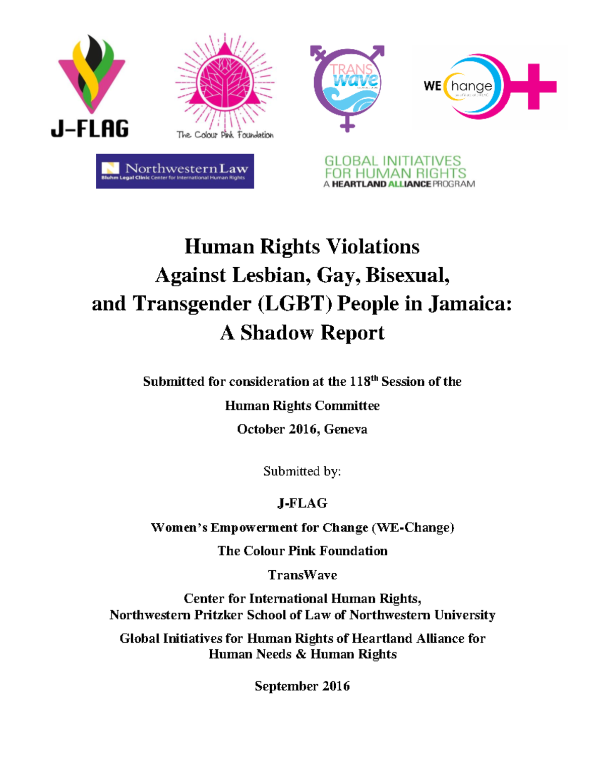Joint NGO report on Human Rights Violations Against Lesbian, Gay ...