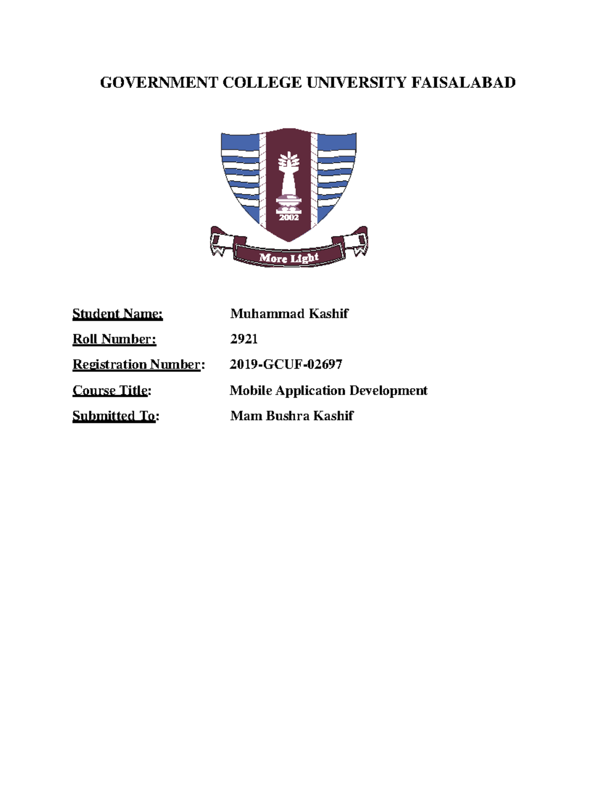 Mobile Application Development- Basic Concepts - GOVERNMENT COLLEGE ...