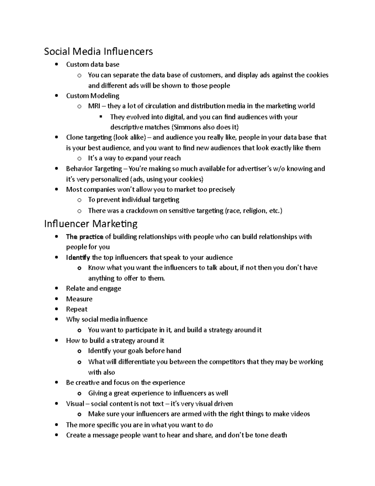 Social Media Influencers - ) Influencer Marketing The practice of ...