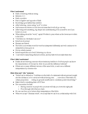 CLFM Final Review - Lecture notes 1-13 - CLFM Wesleyan Quadrilateral 4 ...