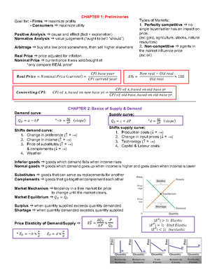 Chapter 2 The basics of Supply and Demand (Part1) - 1 Chapter 2. The basics of Supply and Demand ...