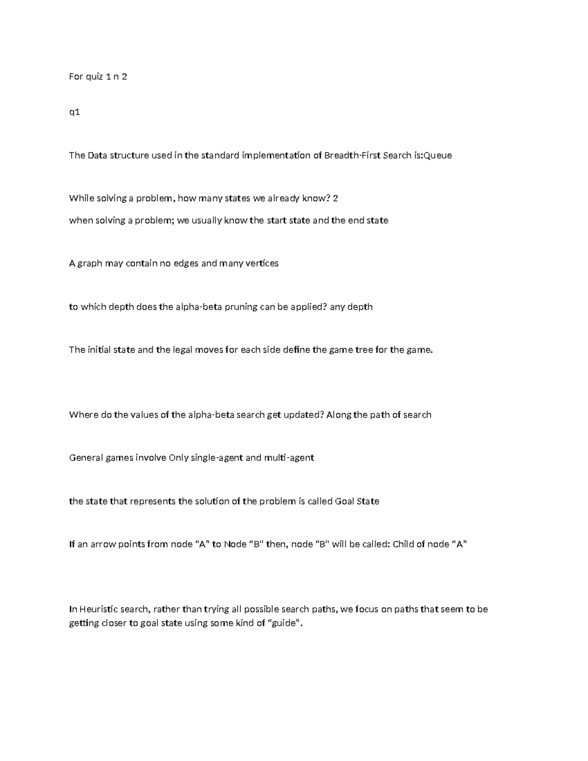 Cs 607 Mcqs for quiz 1 & 2 - For quiz 1 n 2 q The Data structure used ...