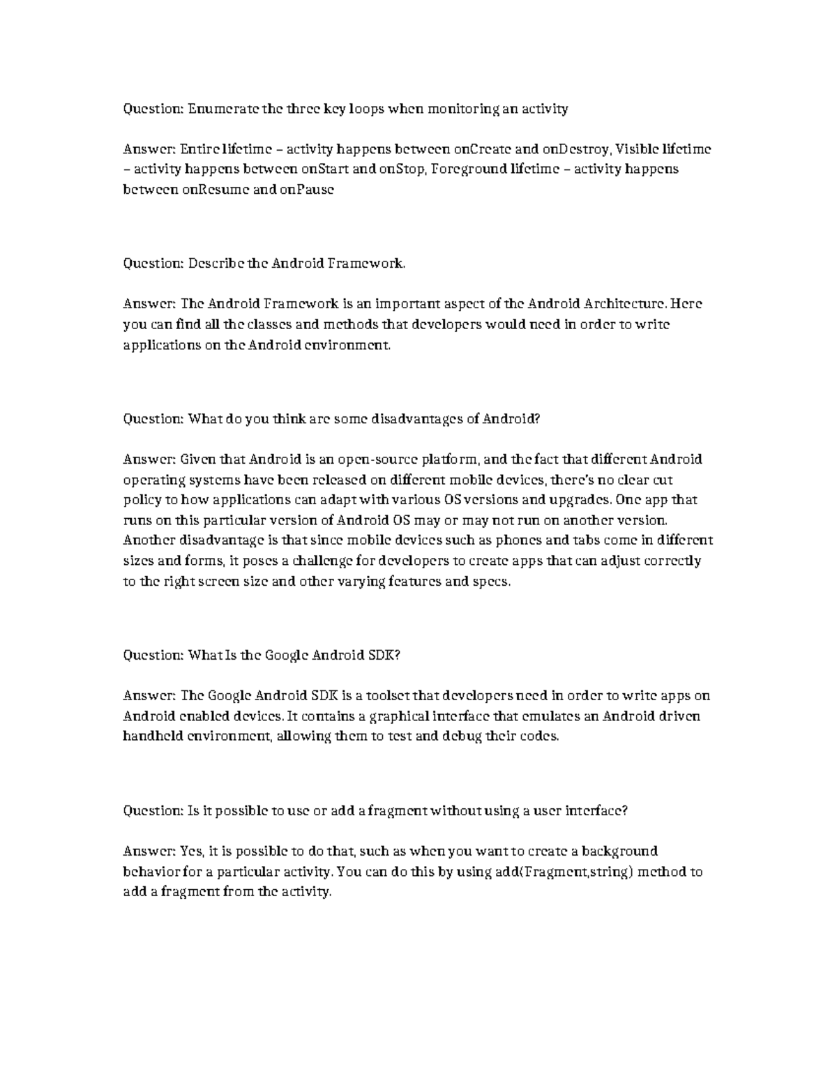 Fredek well-estimated resurrected - Question: Enumerate the three key ...
