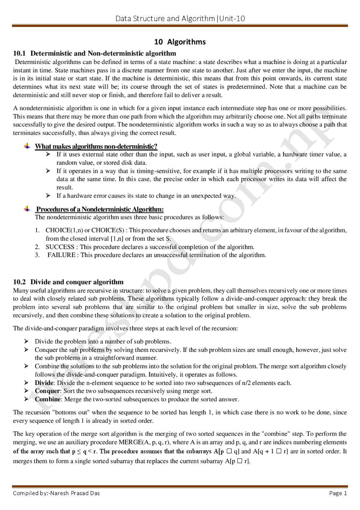 DSA Unit 10 - DSA Unit 10 - Environment science - Studocu