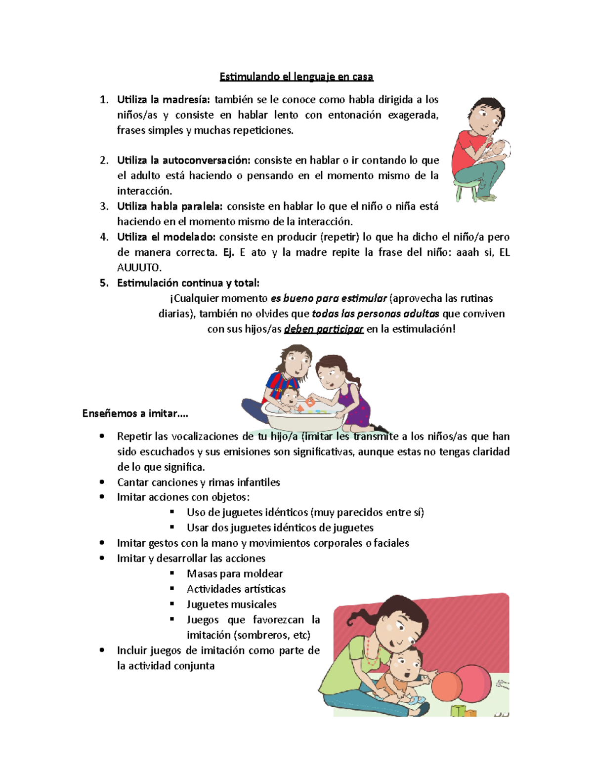 Consejos para estimular el lenguaje - Estimulando el lenguaje en casa ...