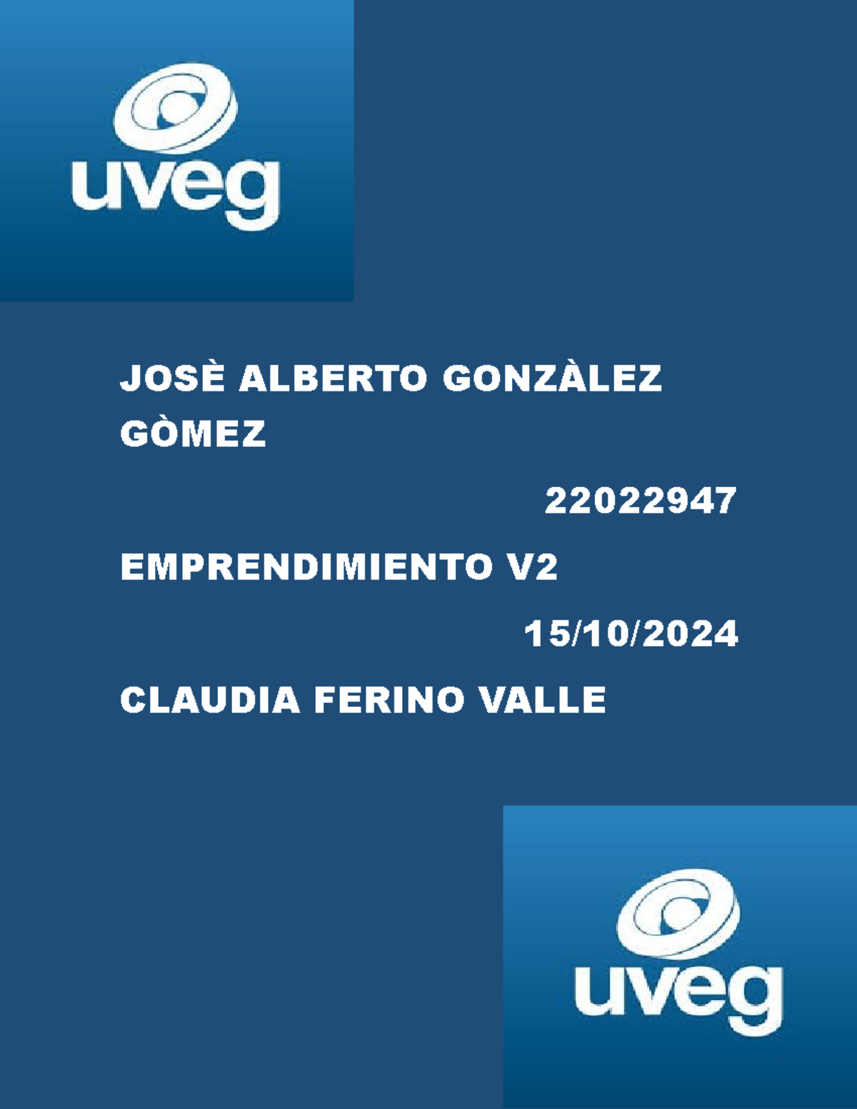 Jose alberto gonzalez analizando - JOSÈ ALBERTO GONZÀLEZ GÒMEZ 22022947 ...