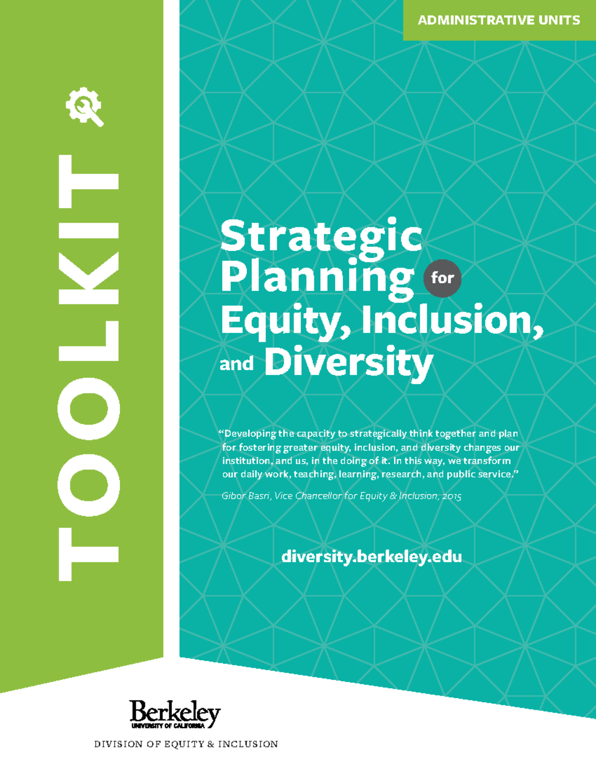 Admin strategic planning toolkit final - Strategic Planning Equity ...