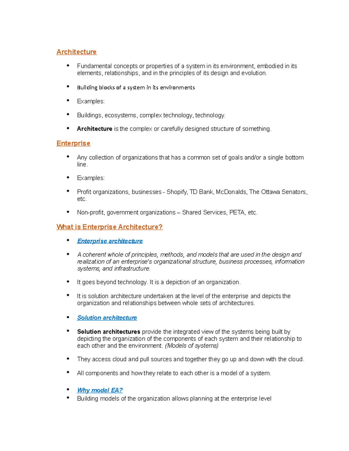 Week 1 lecture notes 3405 video and book - Architecture Fundamental ...