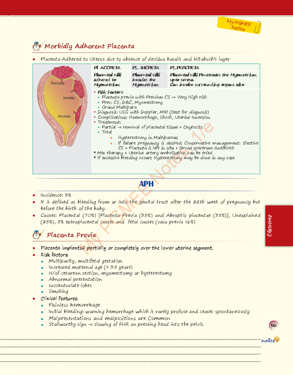 Sure Success Magic Medicine MBBS Medical Books - Obstetrics Notes 543 ...