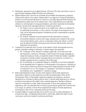 (4) Intro to Child Development Notes - o Theory- an interrelated ...