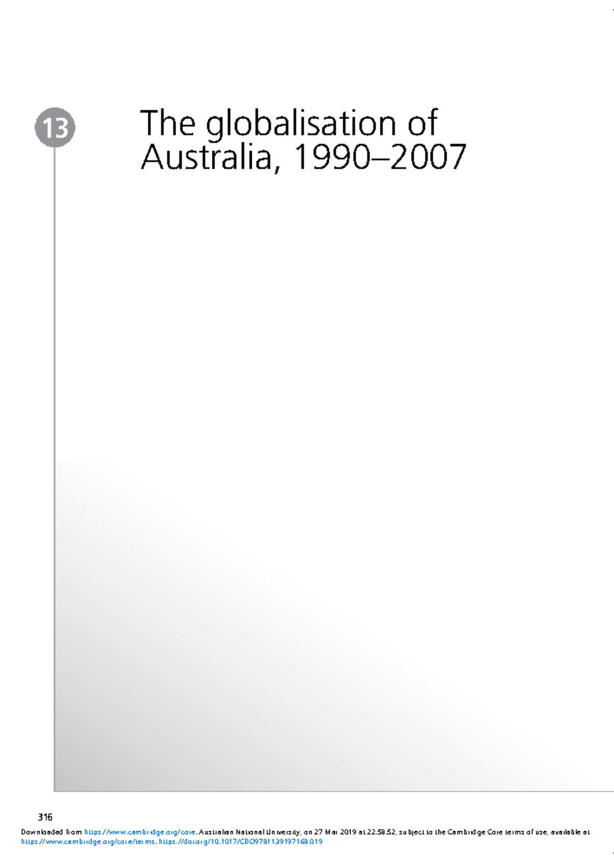 11 - Textbook out of print and rare in library - 13 The globalisation ...