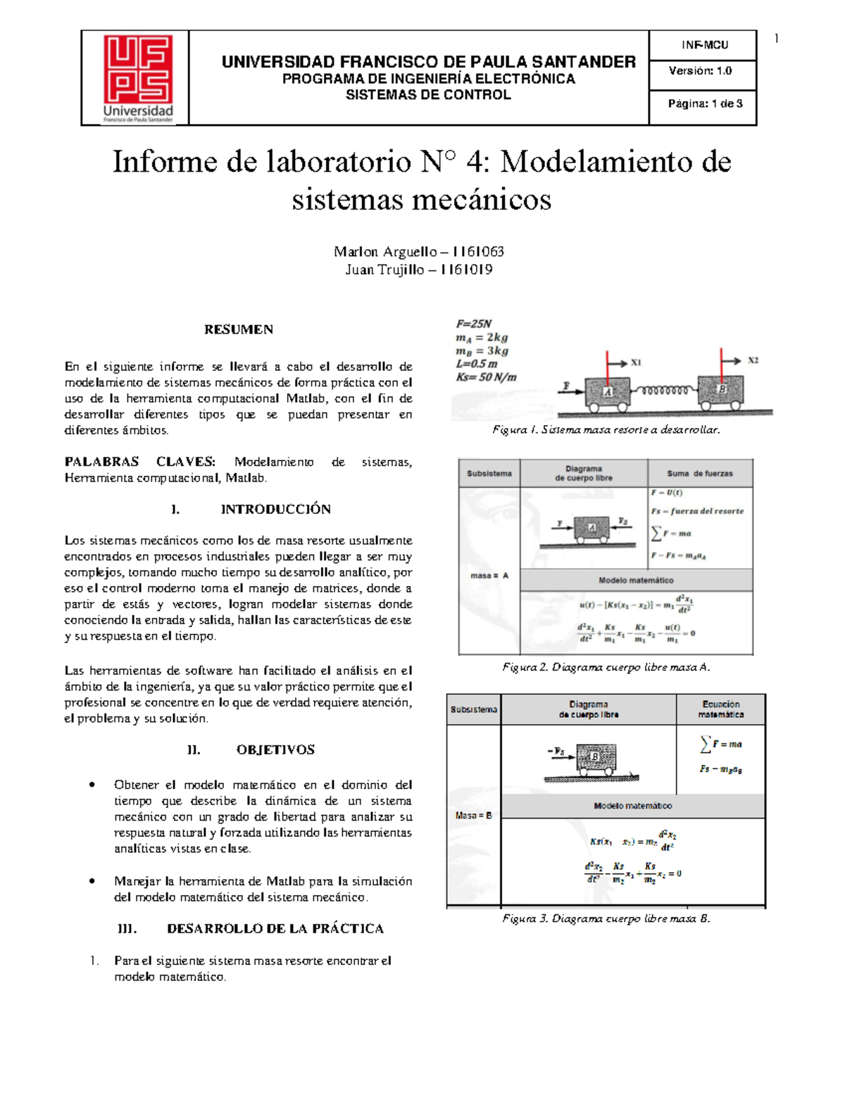 Informe Lab04 - Nota: 5.0 - UNIVERSIDAD FRANCISCO DE PAULA SANTANDER ...