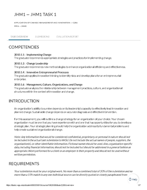 CHM1 Task 2 - N/a - CHM1 – CHM1 Task 2 Quinnette D. Grayson Western ...