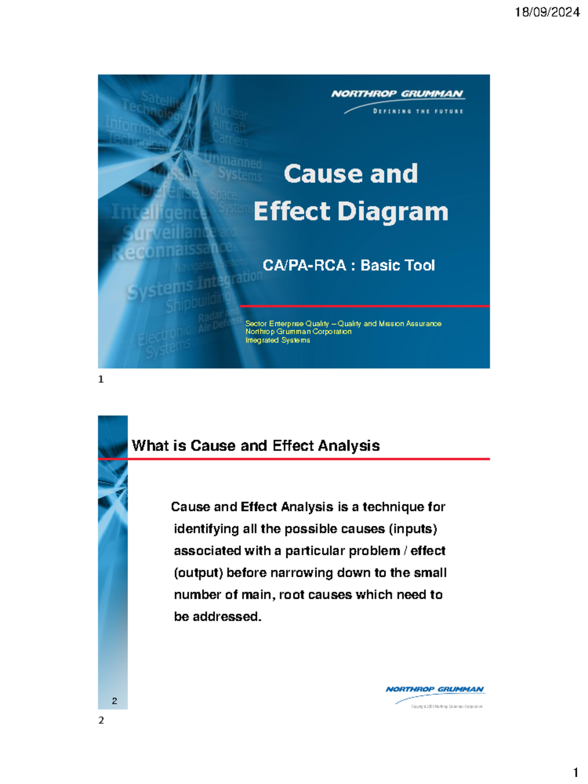 7A. Cause and Effect Diagram - Cause and Effect Diagram Sector ...