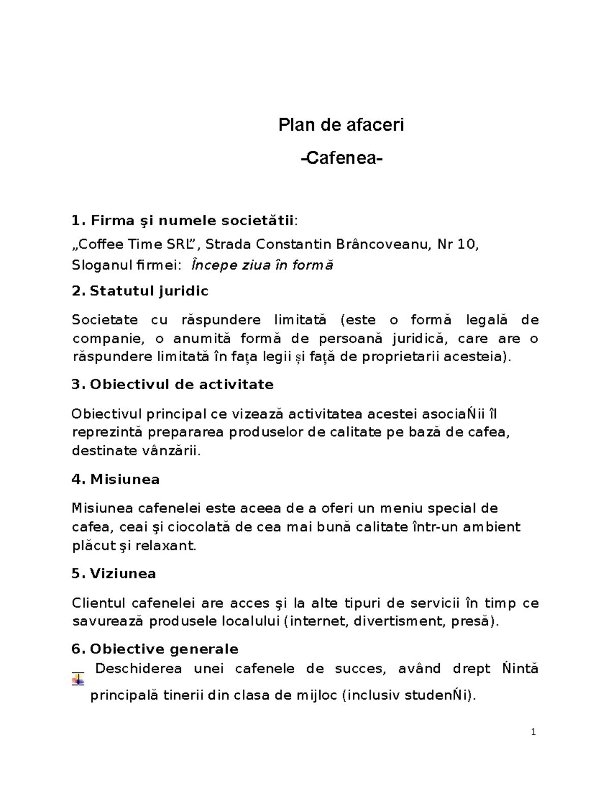 Dokumen.tips plan-de-afaceri-cafenea (Auto Recovered) - Plan de afaceri ...