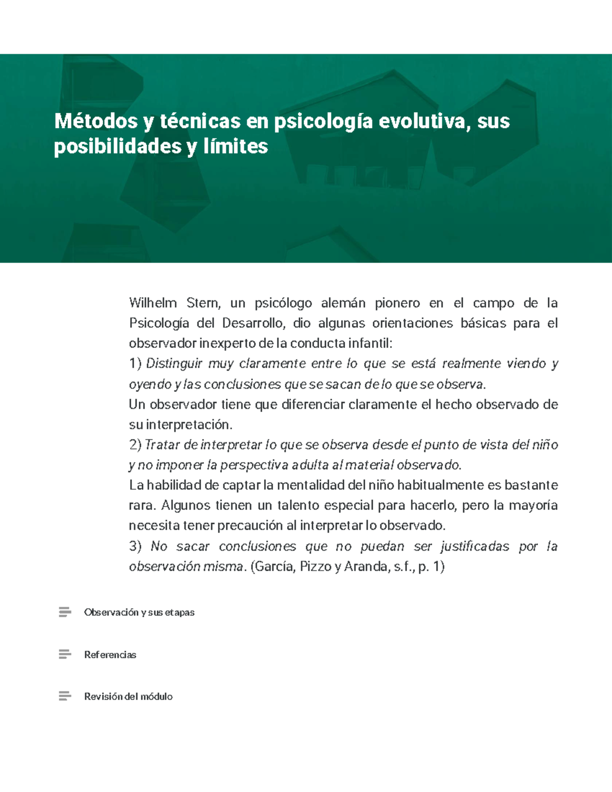 Módulo 1 - Lectura 4 - Wilhelm Stern, un psicólogo alemán pionero en el ...
