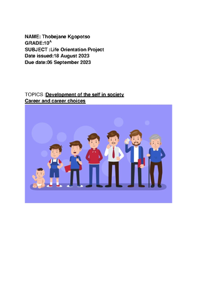 Life Orientation- Grade 7 Lesson Plans Term 2 - SUBJECT: LIFE ...