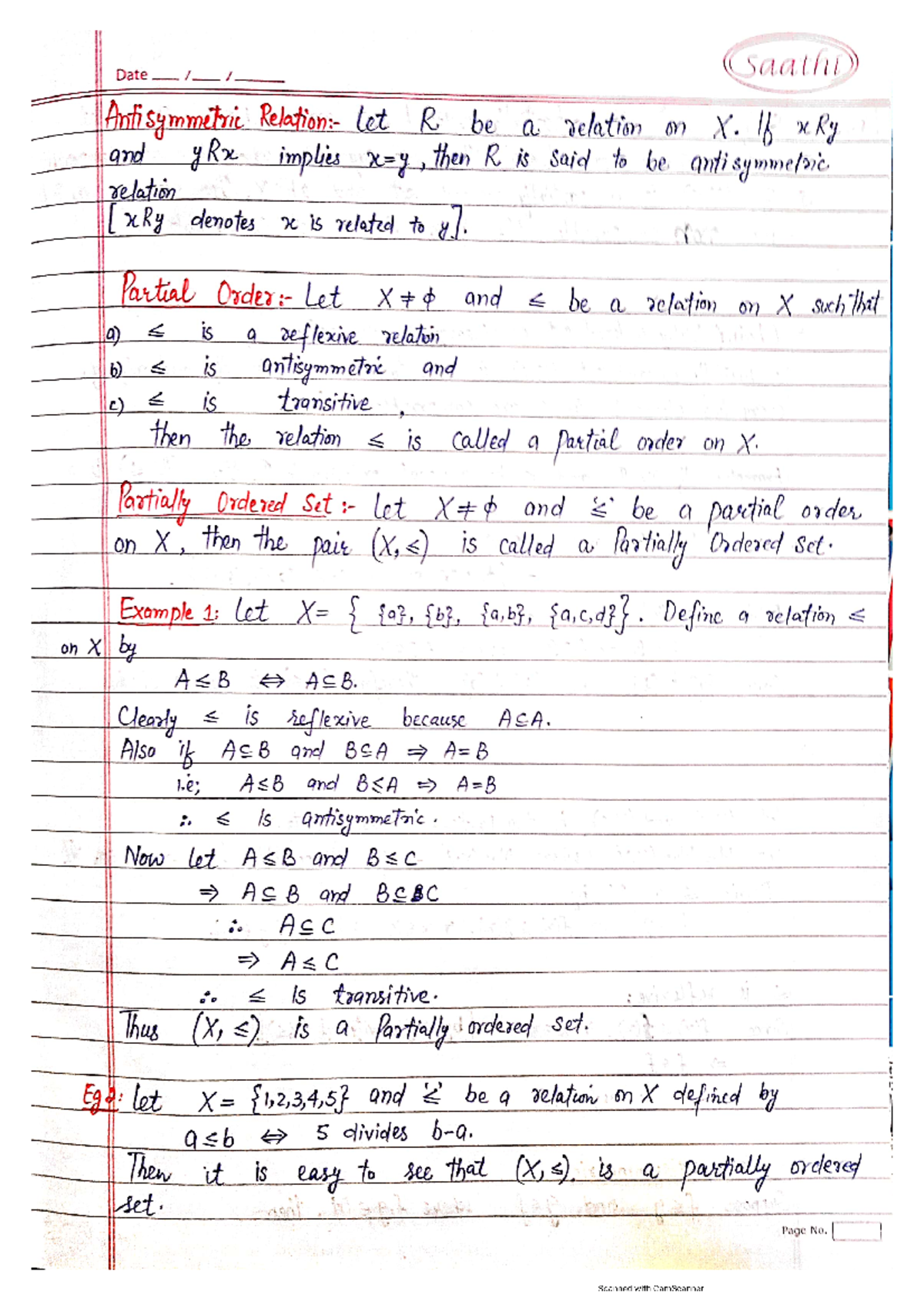 MTH-605 unit 1-1 - Lattices and Ordered Structures - Studocu