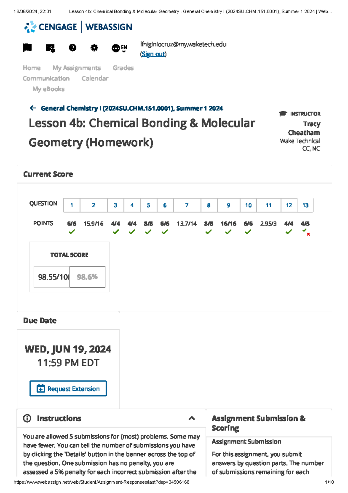 Lesson 4b (Chemical Bonding & Molecular Geometry ) - EN lfhiginiocruz ...