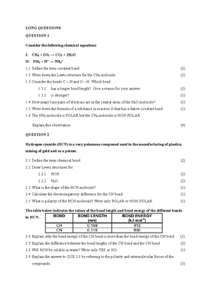 Physical science - Grade: 11 - Further Education and Training - Studocu