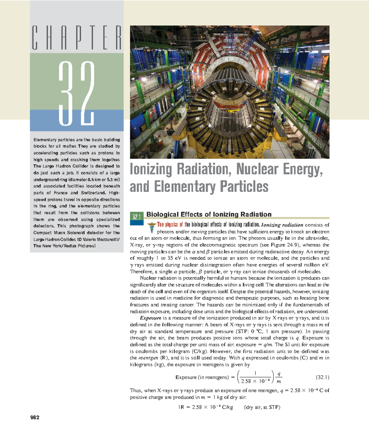 Chapter 32 - Ionizing Radiation, Nuclear Energy, and Elementary ...