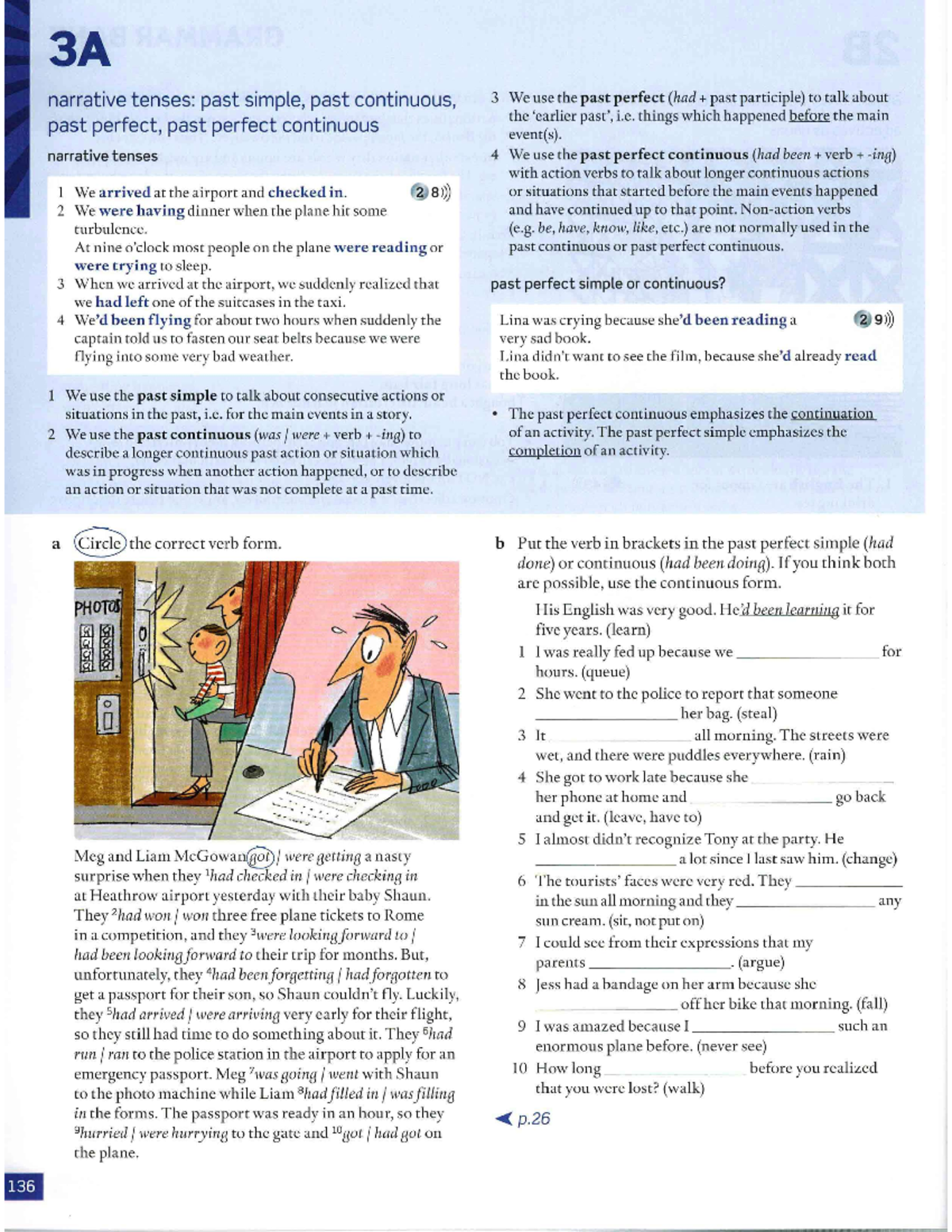 3A Narrative tenses English File - Upper-intermediate Students Book ...