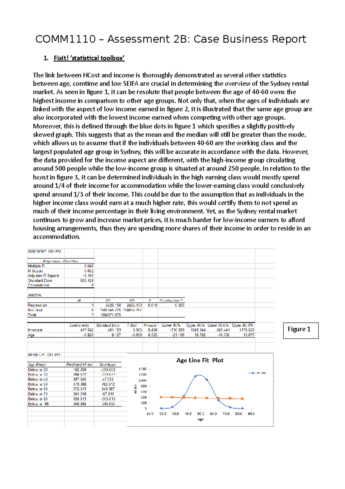 COMM1110 - Assessment 2B Offical - COMM1110 – Assessment 2B: Case ...