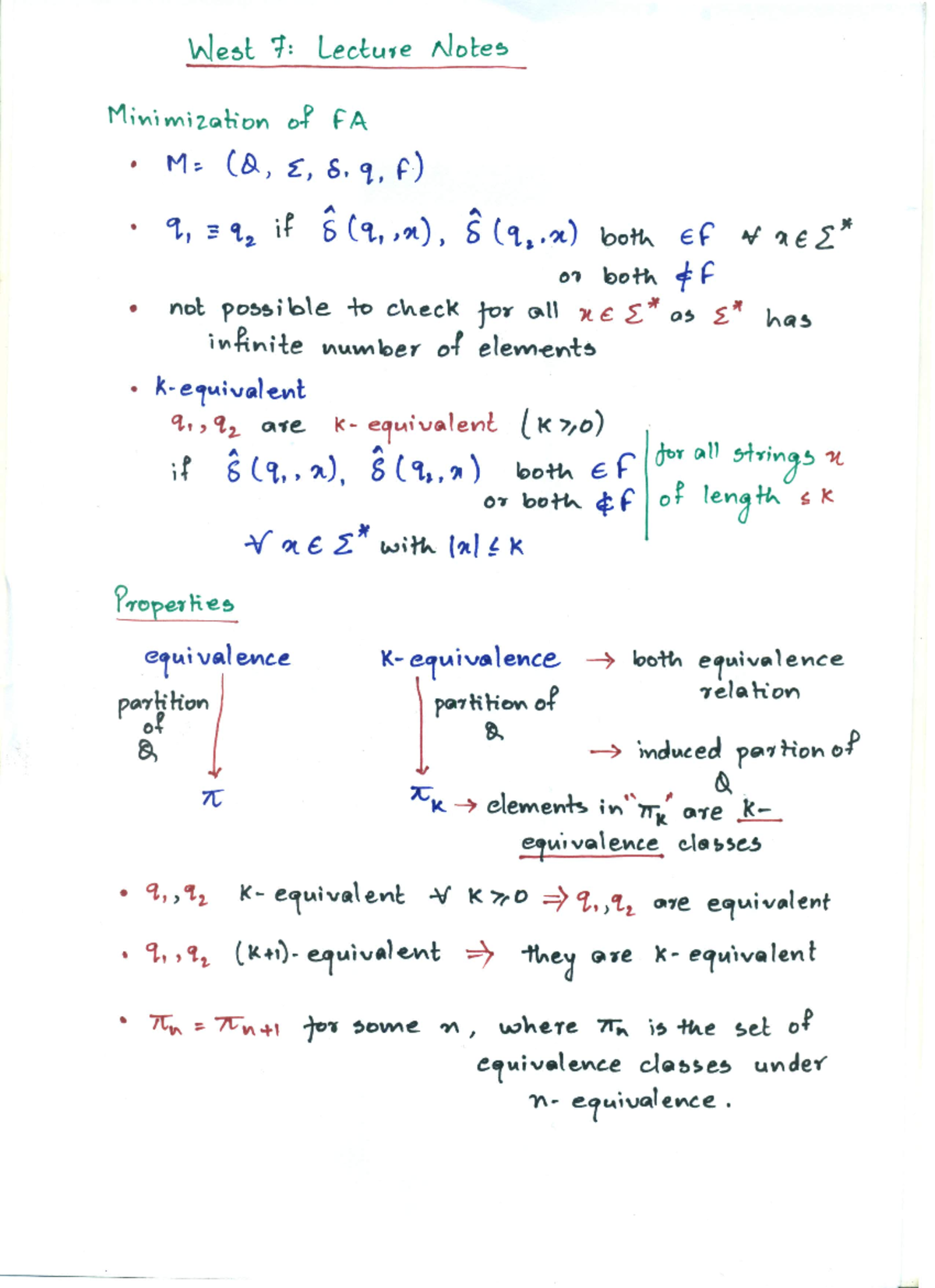 Automata week7 - Switching And Finite Automata - Studocu