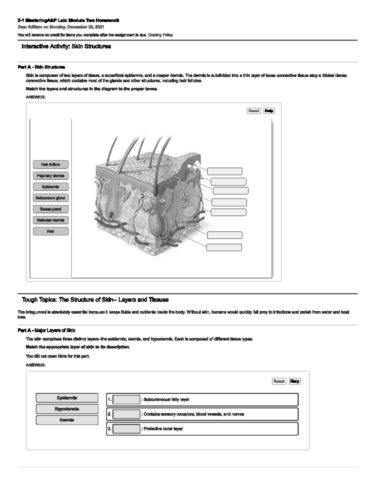HWQuiz for the module 1 questions. The end of the book. - BIO205 - Studocu