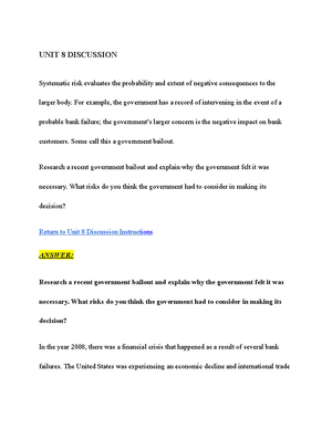 MT217 UNIT 3 Assignment - UNIT 3 ASSIGNMENT Assignment 2: Team Assignment Group 3: Lucretia ...