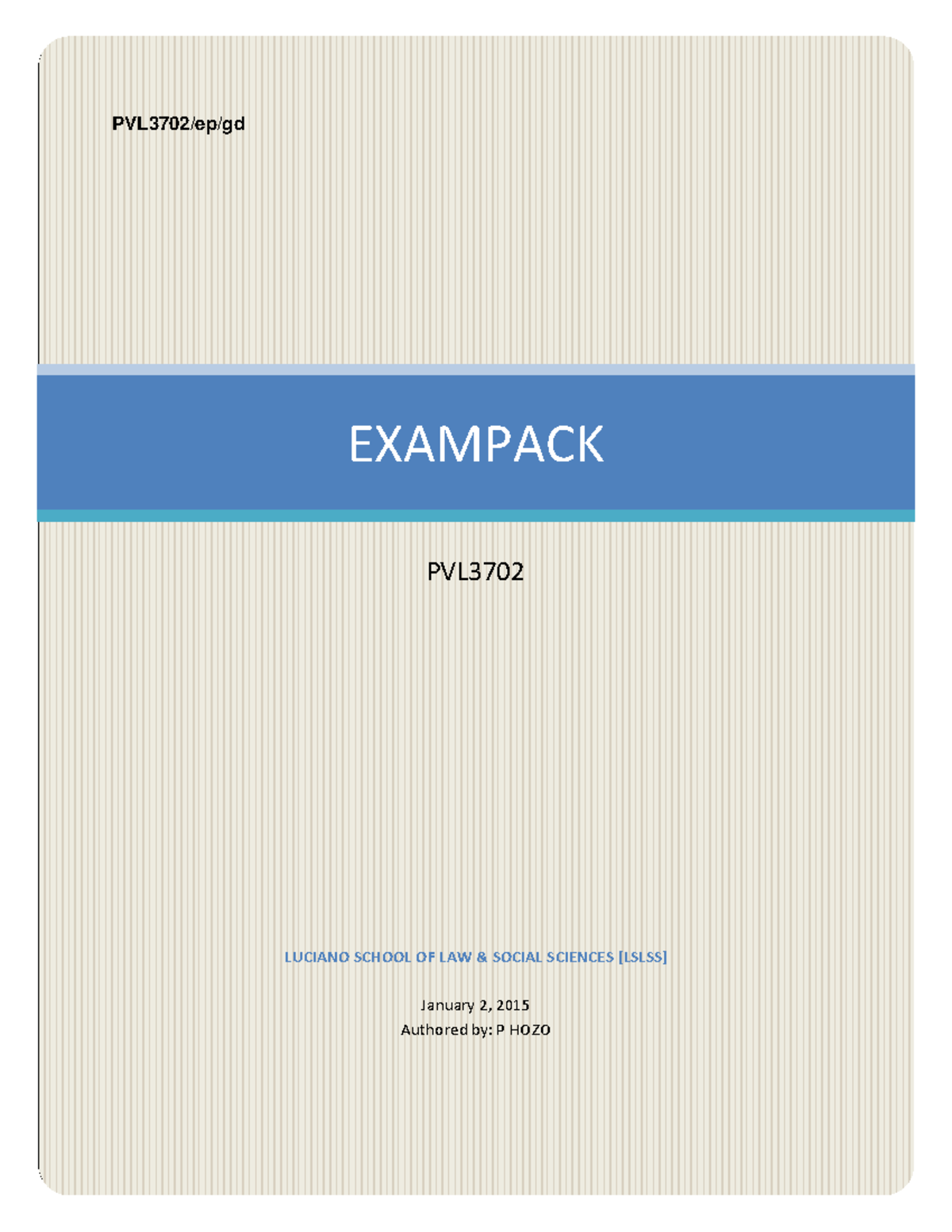 Exam study pack for crw exam and assignments. Haveshrt notes with ...