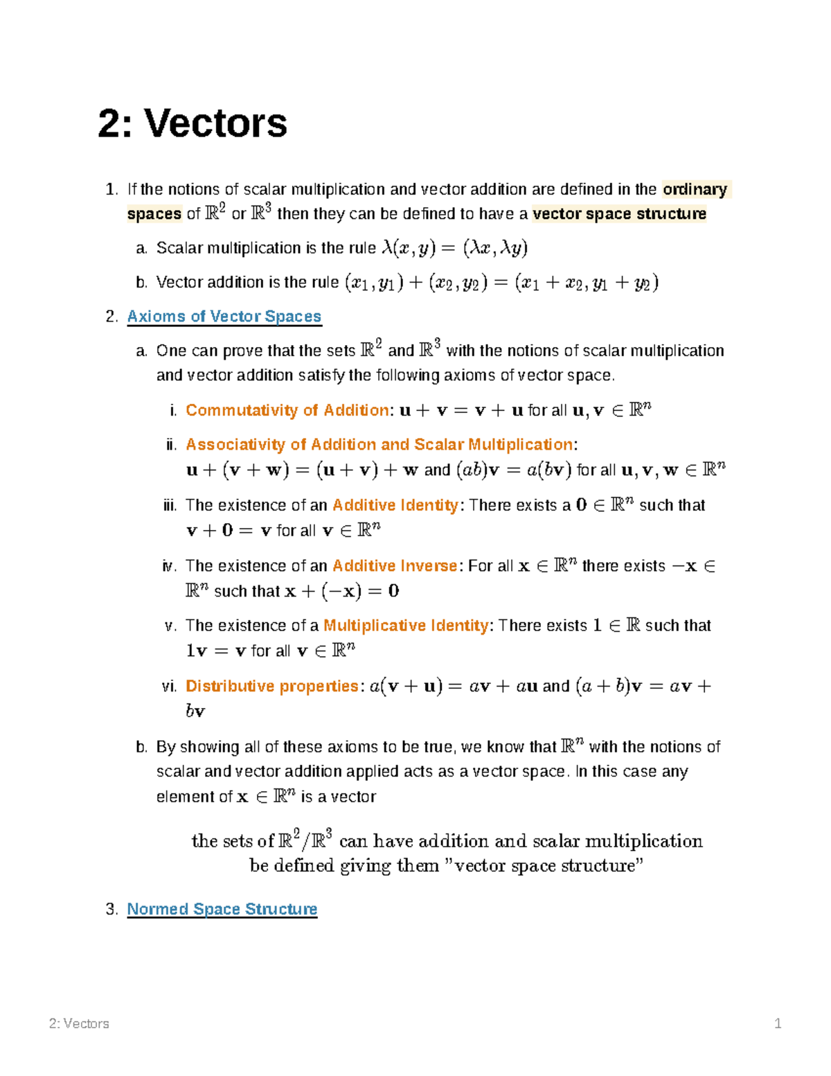 Collingbournecalc 3wk2-m - 2: Vectors 1 2: Vectors If the notions of ...