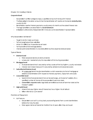 Test 2 Notes - CHAPTER 5 Types of Accounts - Regular checking accounts ...