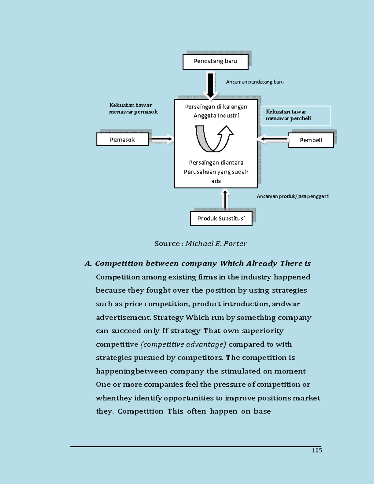 Business management theory-56 - 105 Source : Michael E. Porter A ...