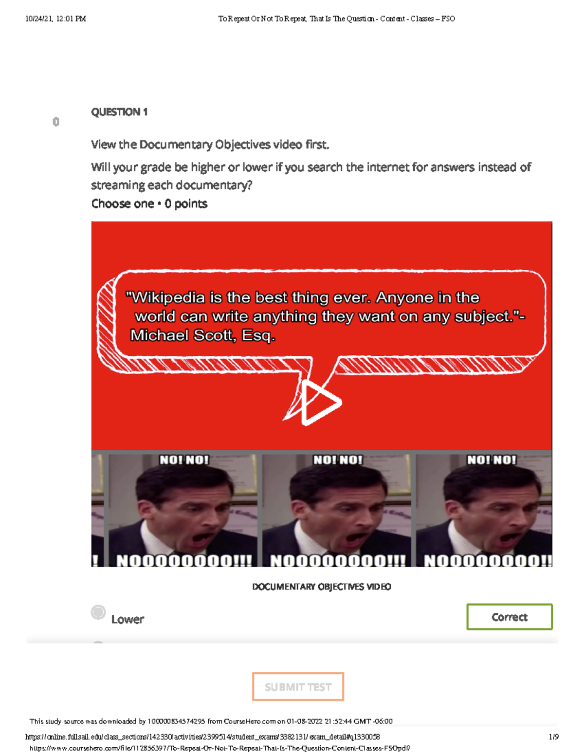 To Repeat Or Not To Repeat That Is The Question Content Classes FSO ...