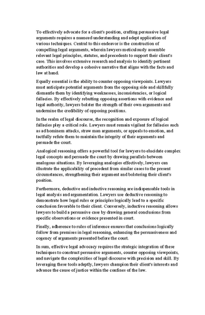 Module 2 reviewer - Module 2 : LAW ELECT 6 The Essentials of Legal ...