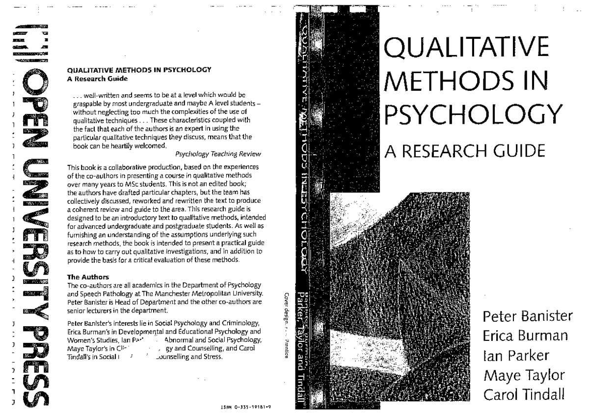 Qualitative Methods In Psychology Clinical Psychology Studocu qualitative-methods-in-psychology-clinical-psychology-studocu