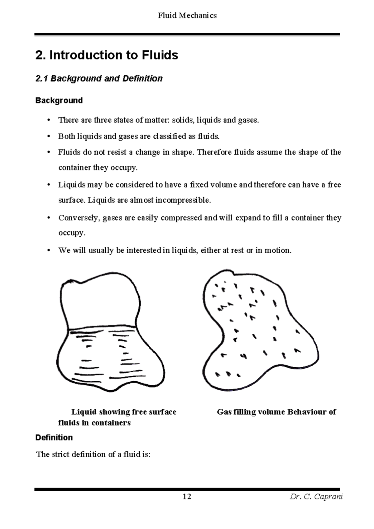 Fluid Mechanics civil 2nd Yr notes - 2. Introduction to Fluids 2 ...