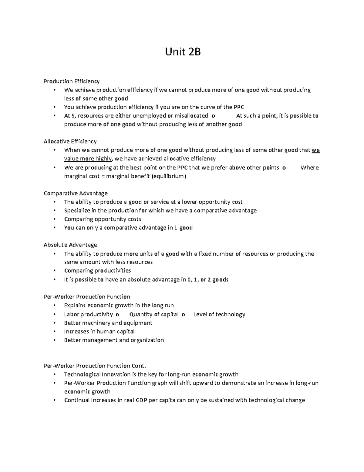 Econ Unit 2B - Econ Unit 2B at Kelley School of Business - Unit 2B ...