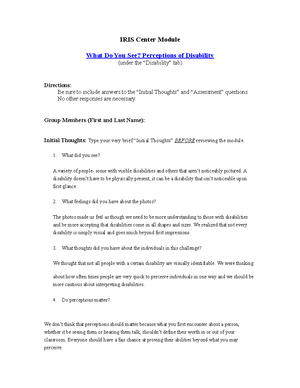 IRIS Center Module- Universal Design for Learning - IRIS Center Module ...