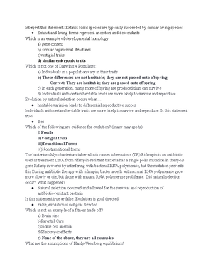 Biology 2D03 Lab 3 Assignment - Biology 2D03 Lab 3 Assignment ( /18 ...