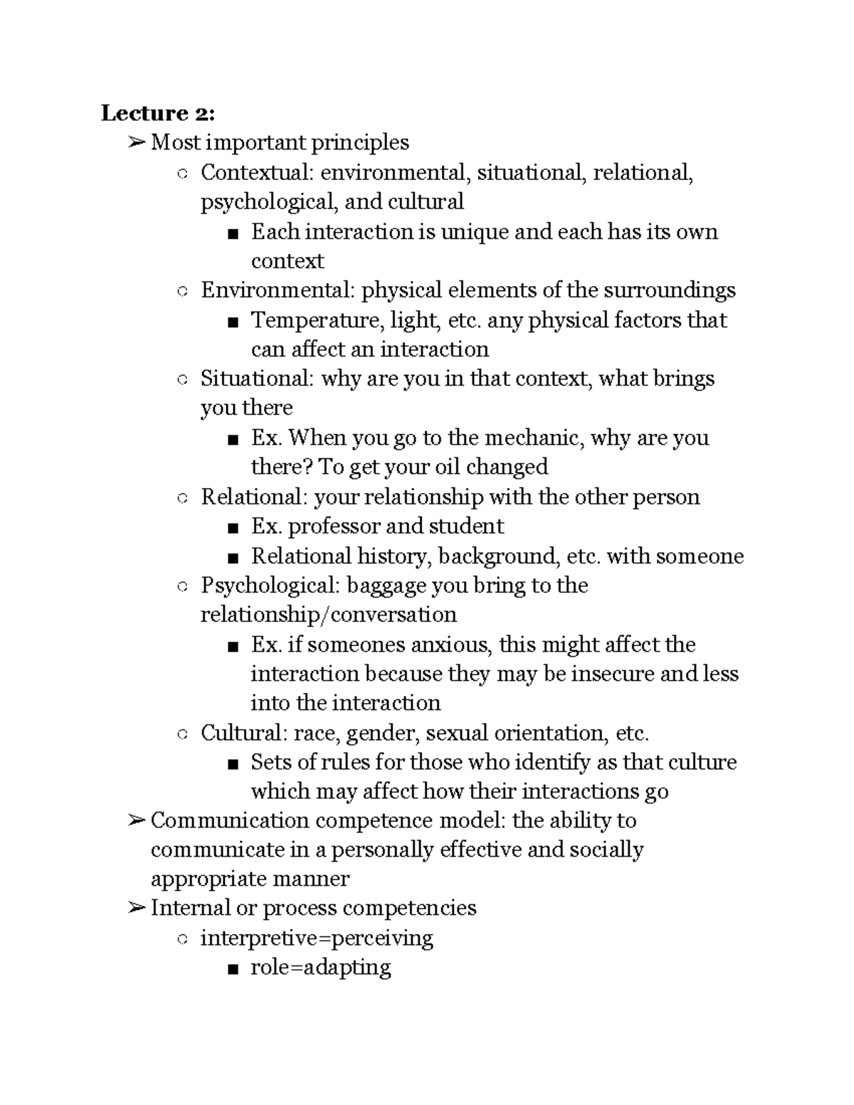 Intro comm. and info notes pt2 - Lecture 2: Most important principles ...