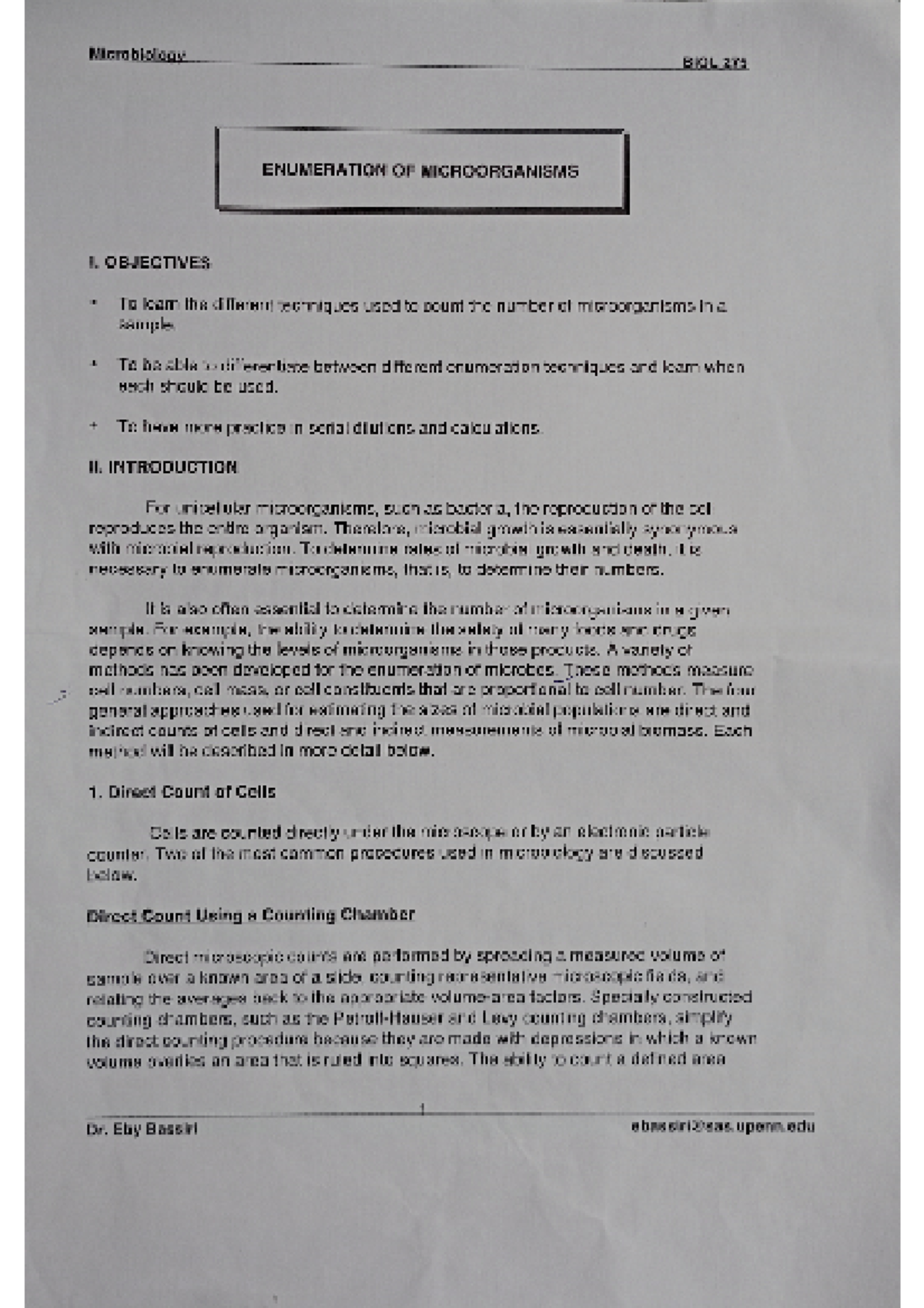 Micro note - Basic Microbiology II - Studocu
