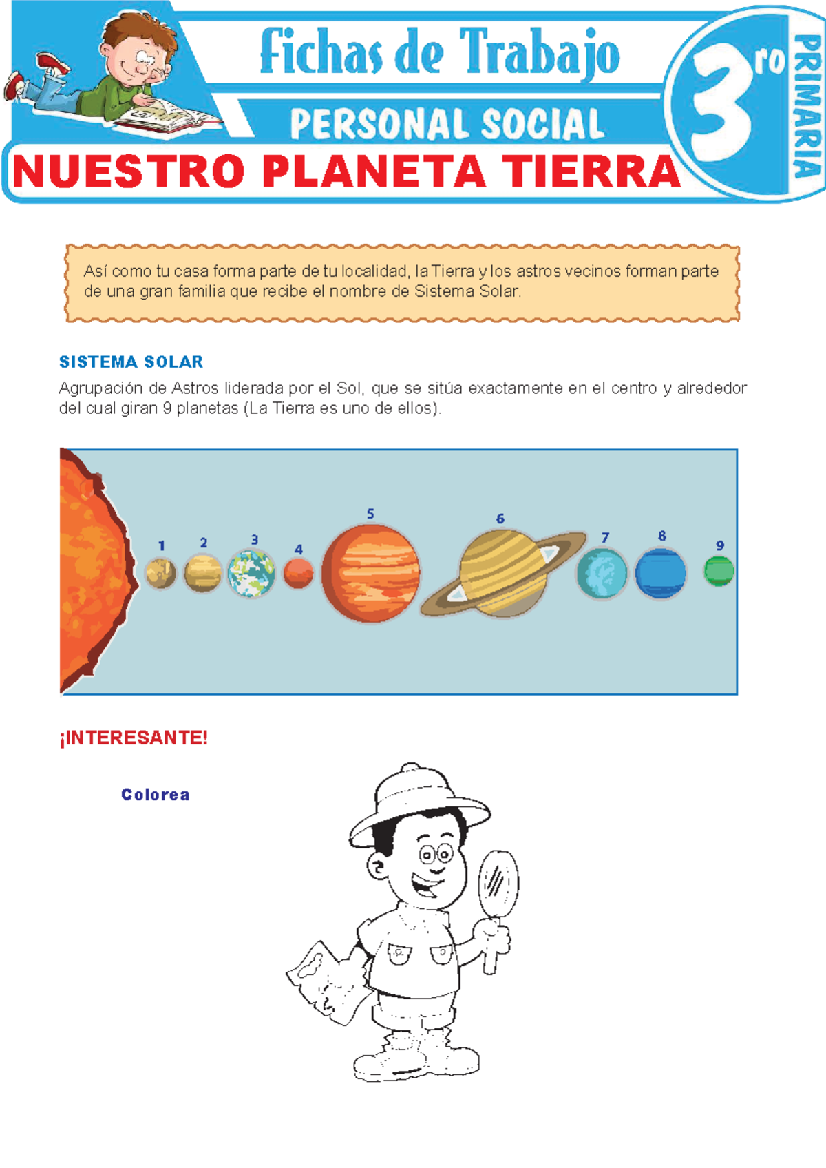 Nuestro planeta Tierra para Tercer Grado de Primaria - Así como tu casa ...