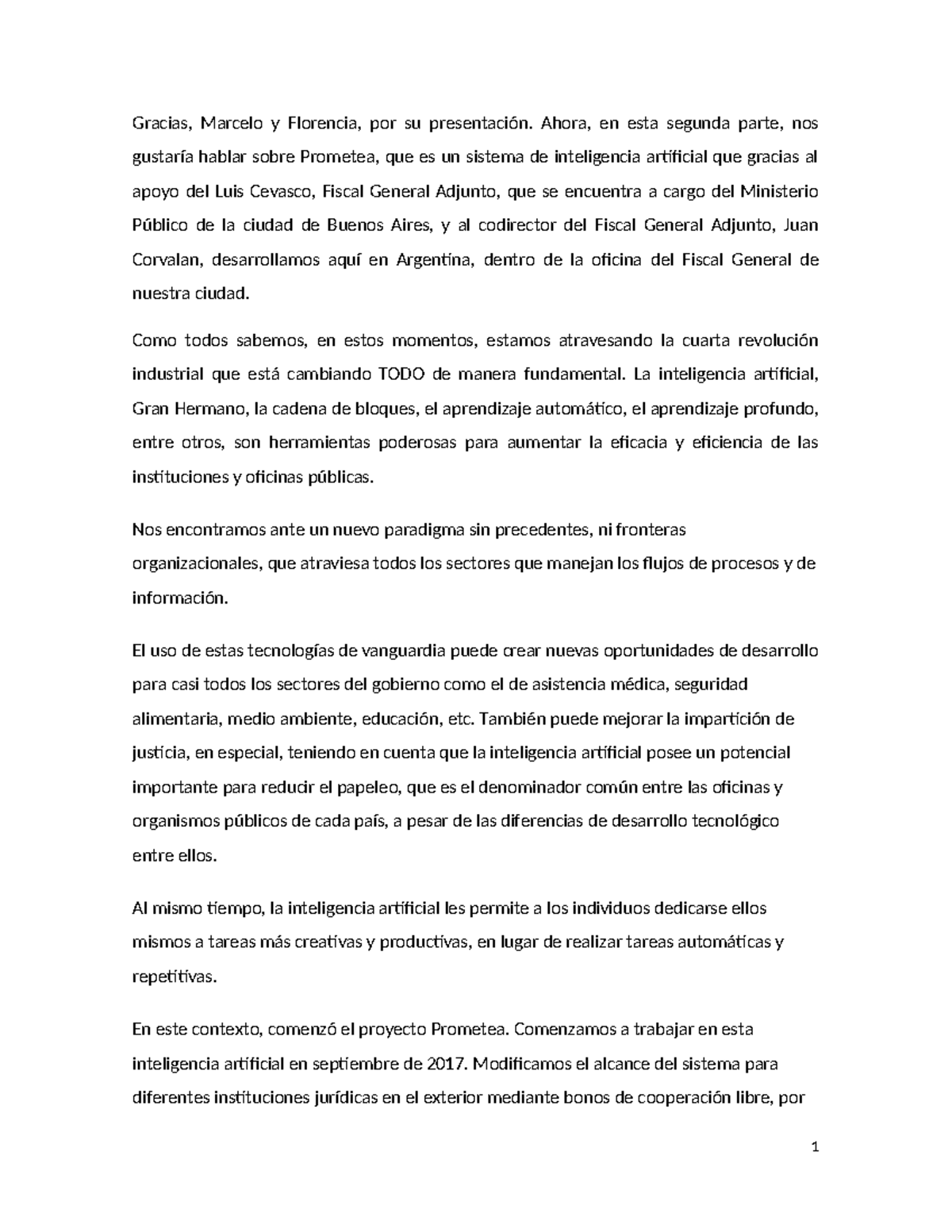Prometea,una IA - Gracias, Marcelo y Florencia, por su presentación ...