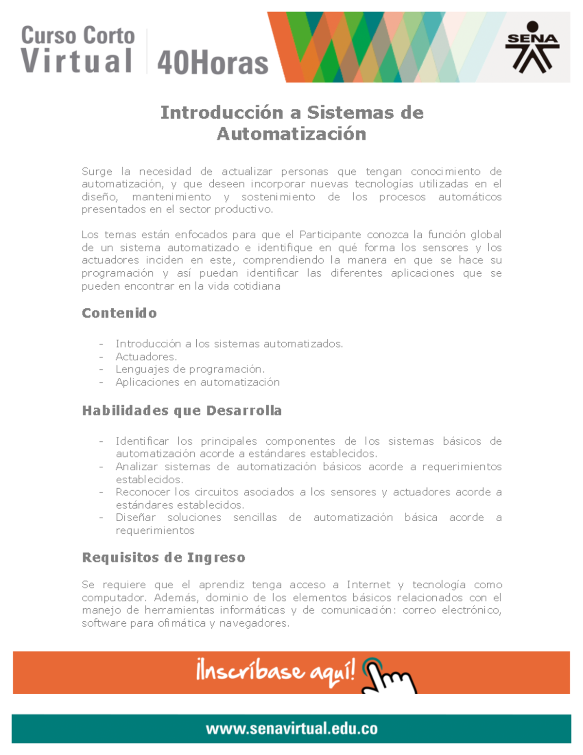 Introduccion sistemas automatizacion - Introducción a Sistemas de Automatización Surge la ...